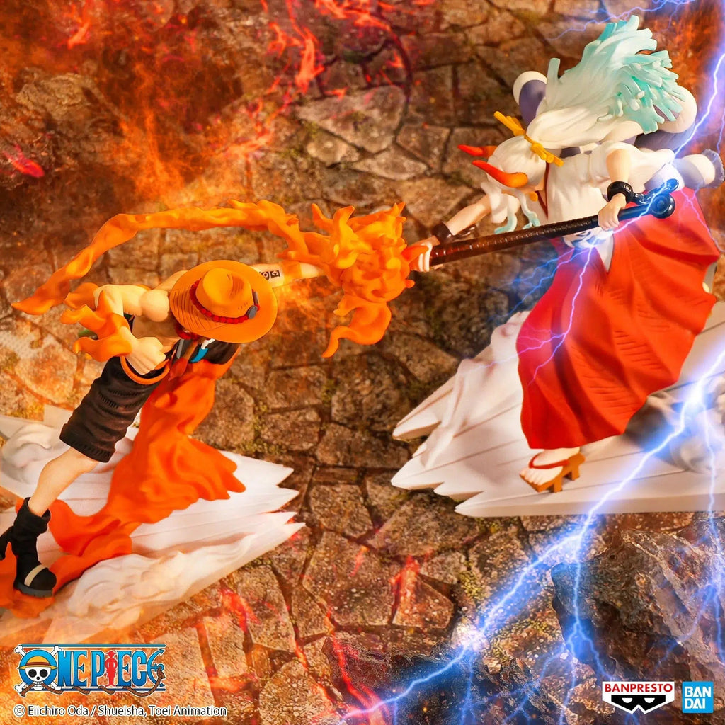 ONE PIECE SENKOZEKKEI - PORTGAS.D.ACE + YAMATO SET Figure – Sino Hobby