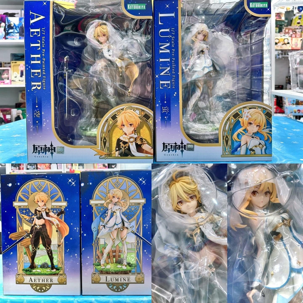 2024 Jan arrival- Genshin Impact scale figure Traveler Aether Lumine 1 ...