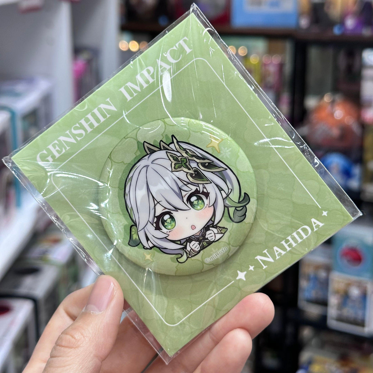 Genshin Impact Official Merchandise - Chibi Expression Badge - Nahida ...