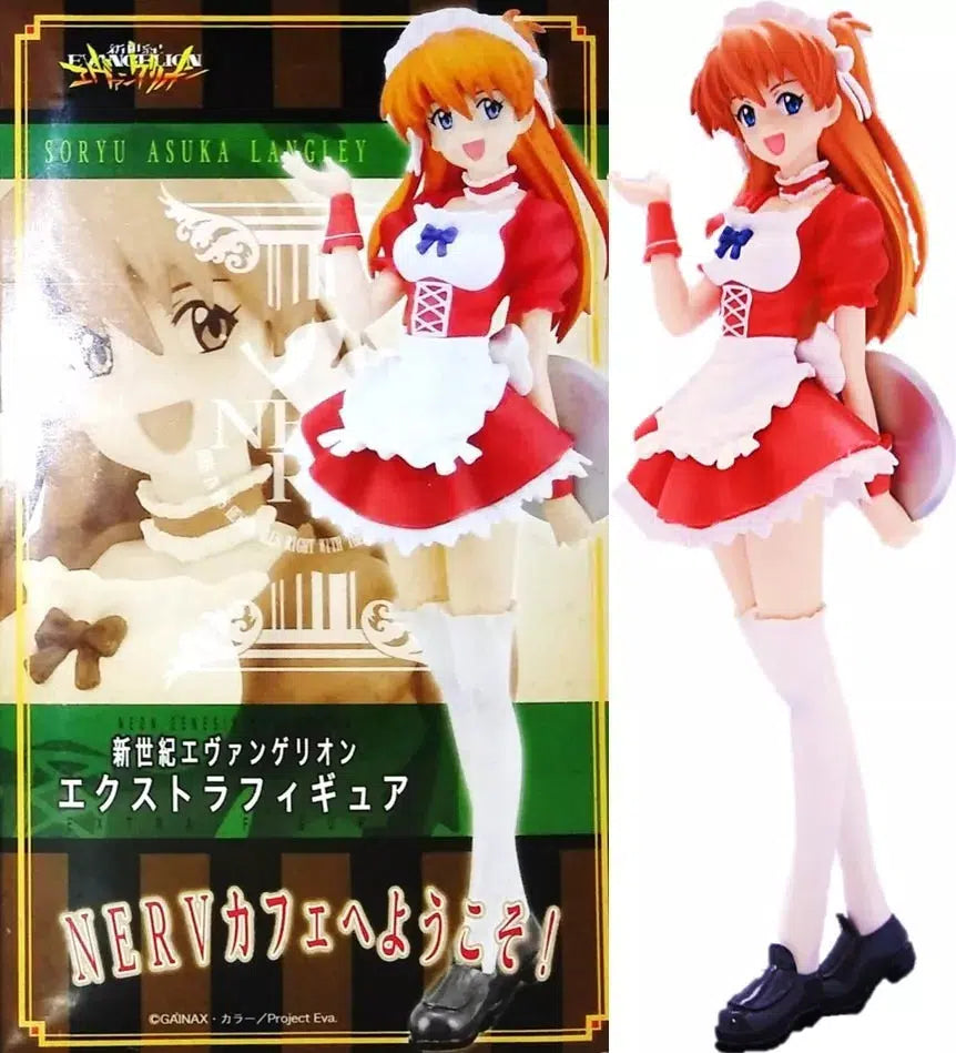 Neon Genesis Evangelion Asuka Langley Eva 02 Maid Nerv Cafe Figure ...
