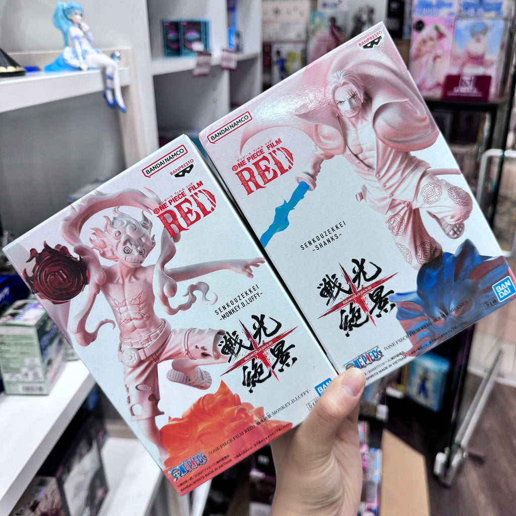 ONE PIECE FIGURE FILM RED - MONKEY D. LUFFY GEAR 5 + SHANKS SENKOZEKKE – Sino Hobby