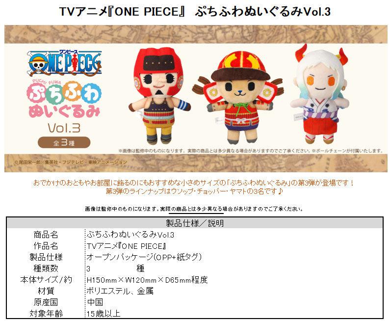 One Piece TAPIOCA Petit Fuwa Plush Vol.3 Chopper – Sino Hobby
