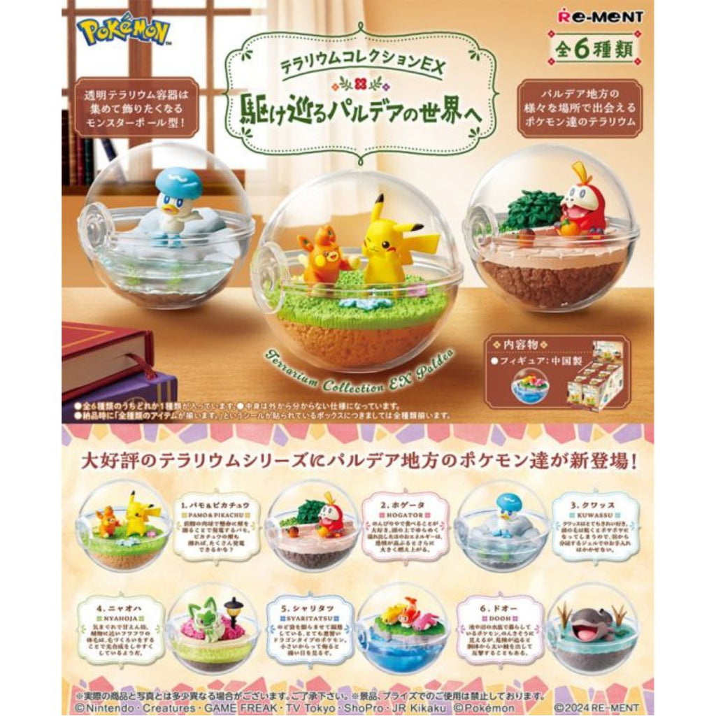 Re-ment Pokemon Terrarium Ex Paldea Blind Box – Sino Hobby