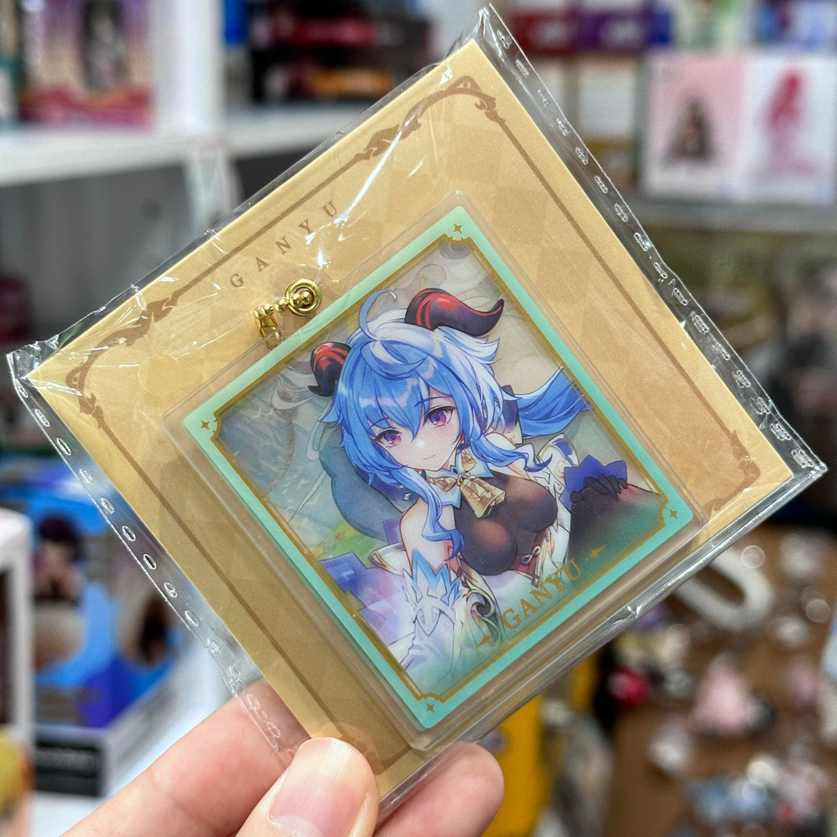 Genshin Impact Official Merchandise - Acrylic Slider Keychain - Ganyu ...