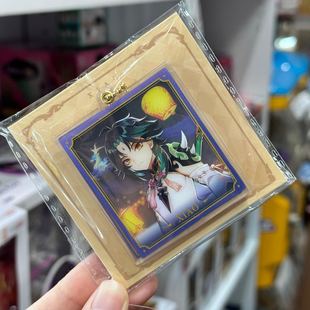 Genshin Impact Official Merchandise - Acrylic Slider Keychain - Xiao ...