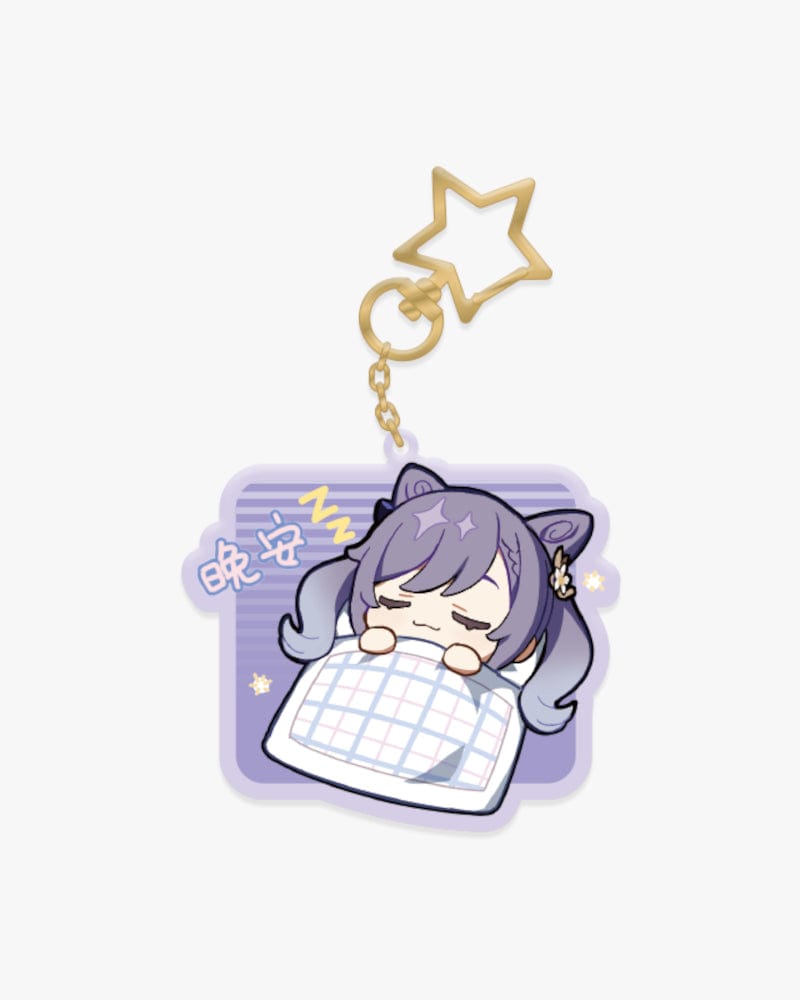 Keqing - Chibi Acrylic Keychain Official Genshin Impact Merchandise ...